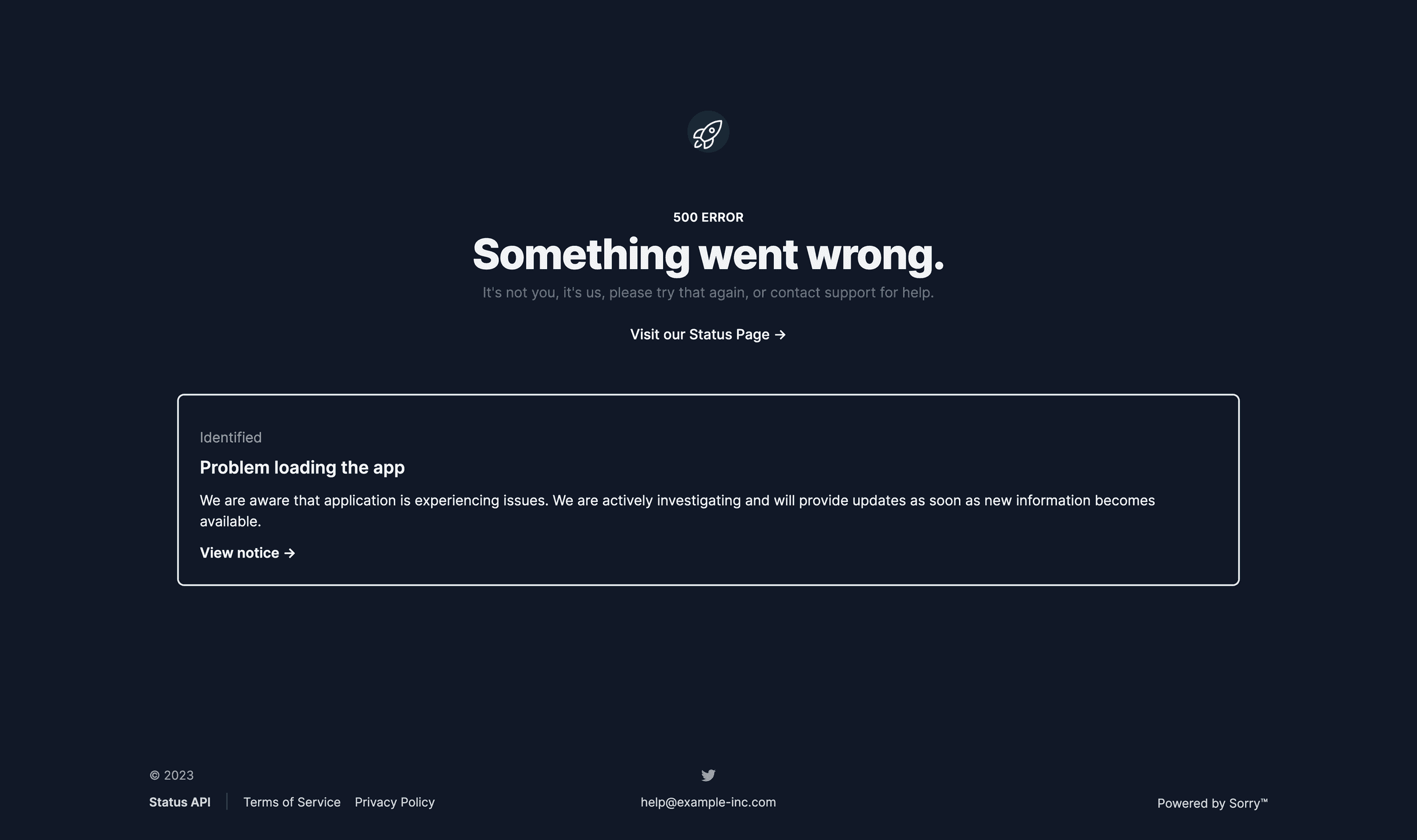 Error Message Error Message